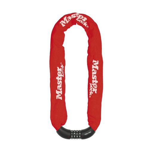 Řetězové kombinační zámky na kolo Master Lock 8mm - Manutan.cz